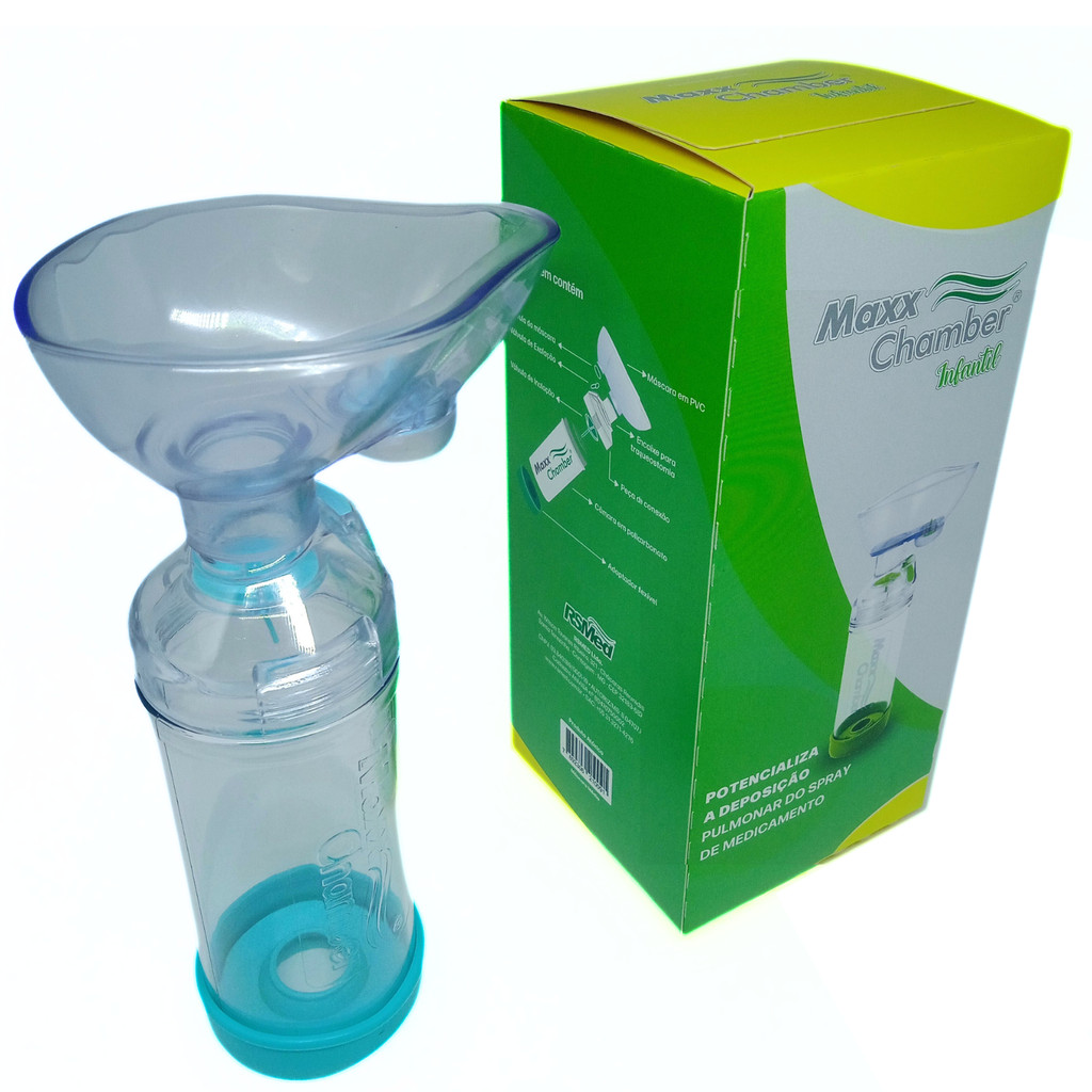 Espaçador Para Inalação Medicamentos Aerosol Infantil Rsmed | Shopee Brasil
