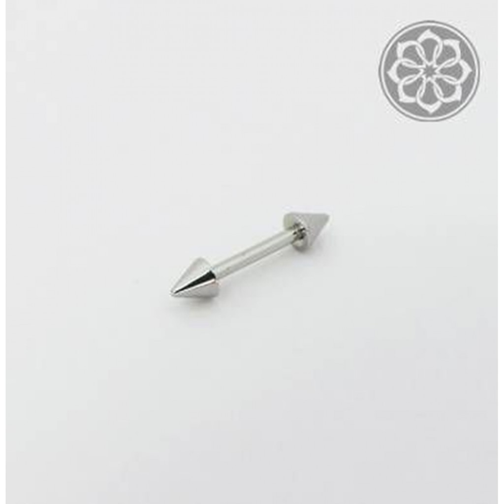 2 Piercing Microbell RETO SPIKE 8mm Sobracelha, Mamilo, Tragus ...