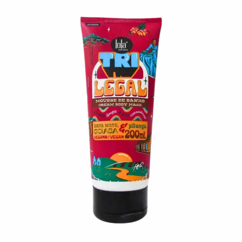 Lola Tri Legal Mousse De Banho Cream Body Wash 200ml Erva Mate Pitanga ...