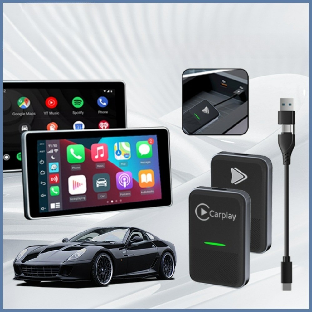 Adaptador Automático CarPlay/Android Sem Fio Para dongle Apple Em Telefones Celulares ...