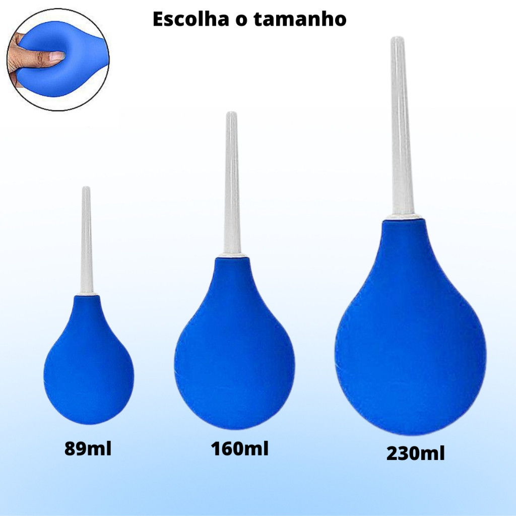Ducha Íntima Unissex Higiênica Chuca Anal Vaginal Vários Tamanhos ...