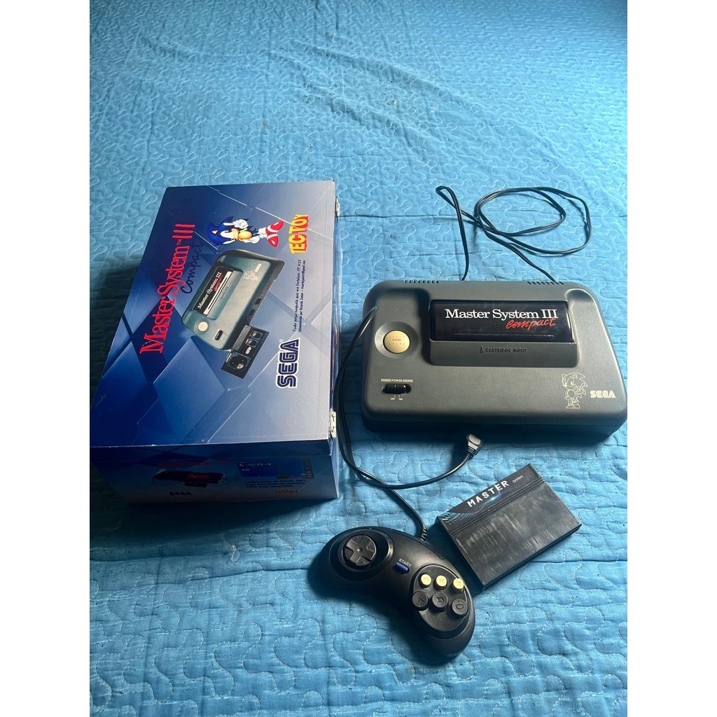 Master System 3 Compact mod AV completo + Everdrive | Shopee Brasil
