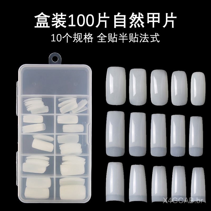 O padrão coreano é naturalmente todo afixado com peças de unhas falsas ...