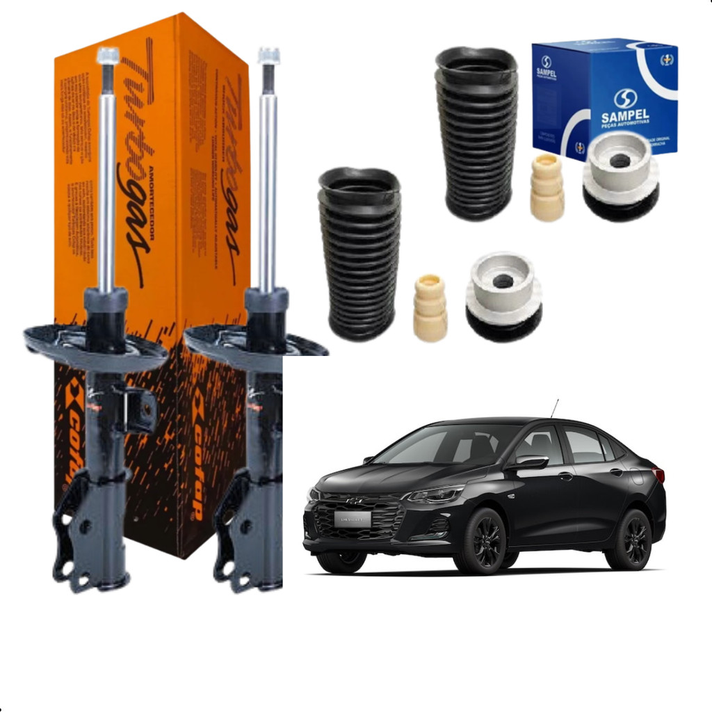 Amortecedor Onix Turbo Plus Cofap+Kit Coxim Rolamento 20/... | Shopee ...