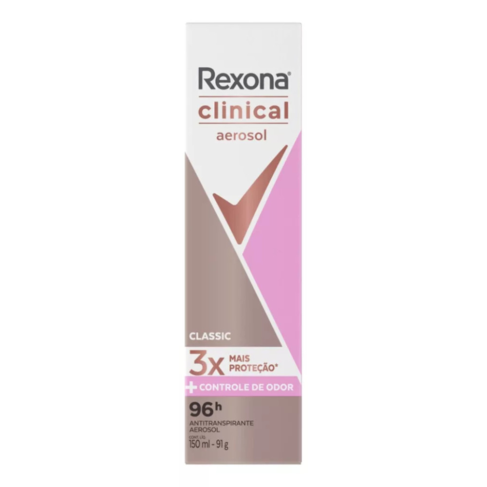 Rexona Clinical Aerosol Classic 150ml | Antitranspirante Potente ...