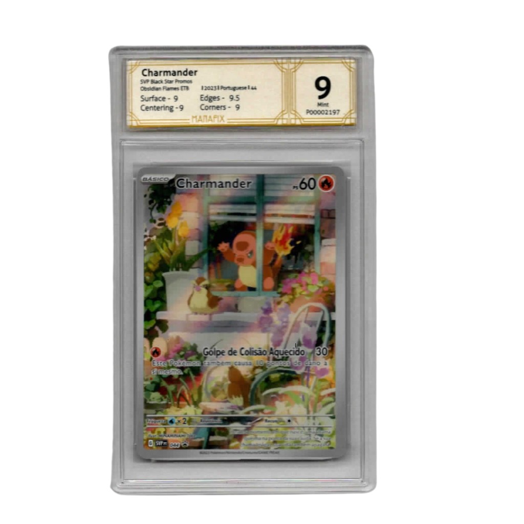 Carta Pokemon Promo Charmander (044/∞) Manafix 9 | Shopee Brasil