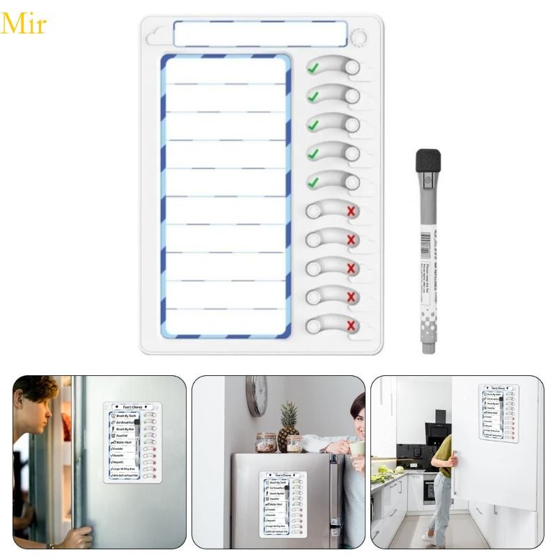 Mir Dry Eras Chore Chart Kids Checklist Board Gráfico De Tarefas Em ...