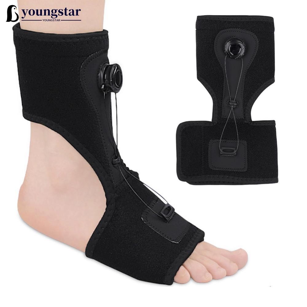 YOUNGSTAR Botão Ajuste Confortável Pé Gota Órtese Plantar Fáscia Resto ...