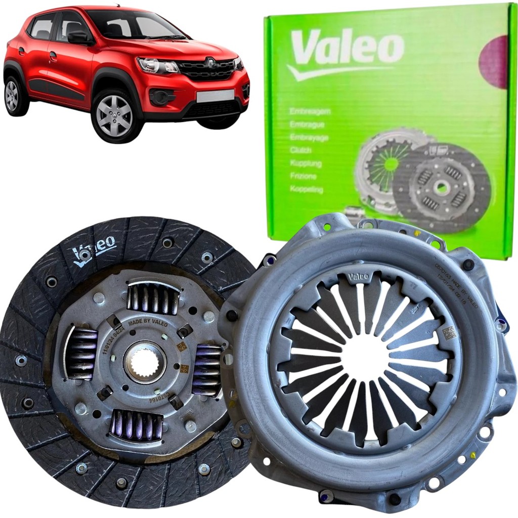 Kit De Embreagem Original Valeo Renault Kwid 1.0 12v 2017 2018 2019 ...