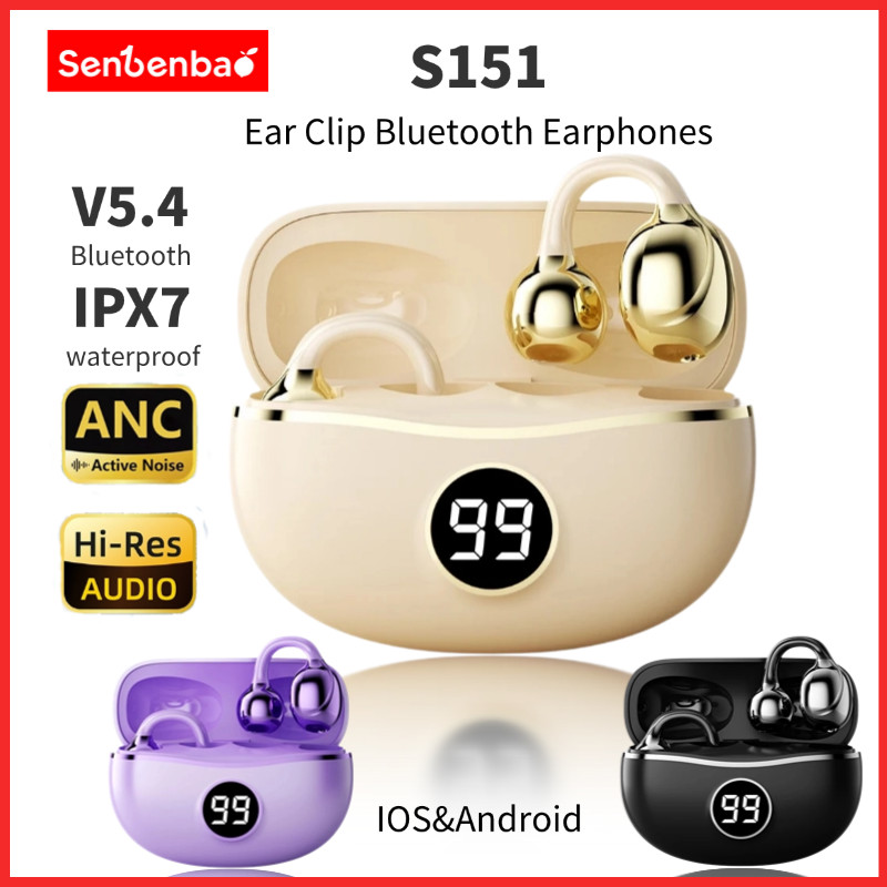 SenBenBao Original S151 Fones De Ouvido Bluetooth 5.4 TWS Sem Fio 9D ...