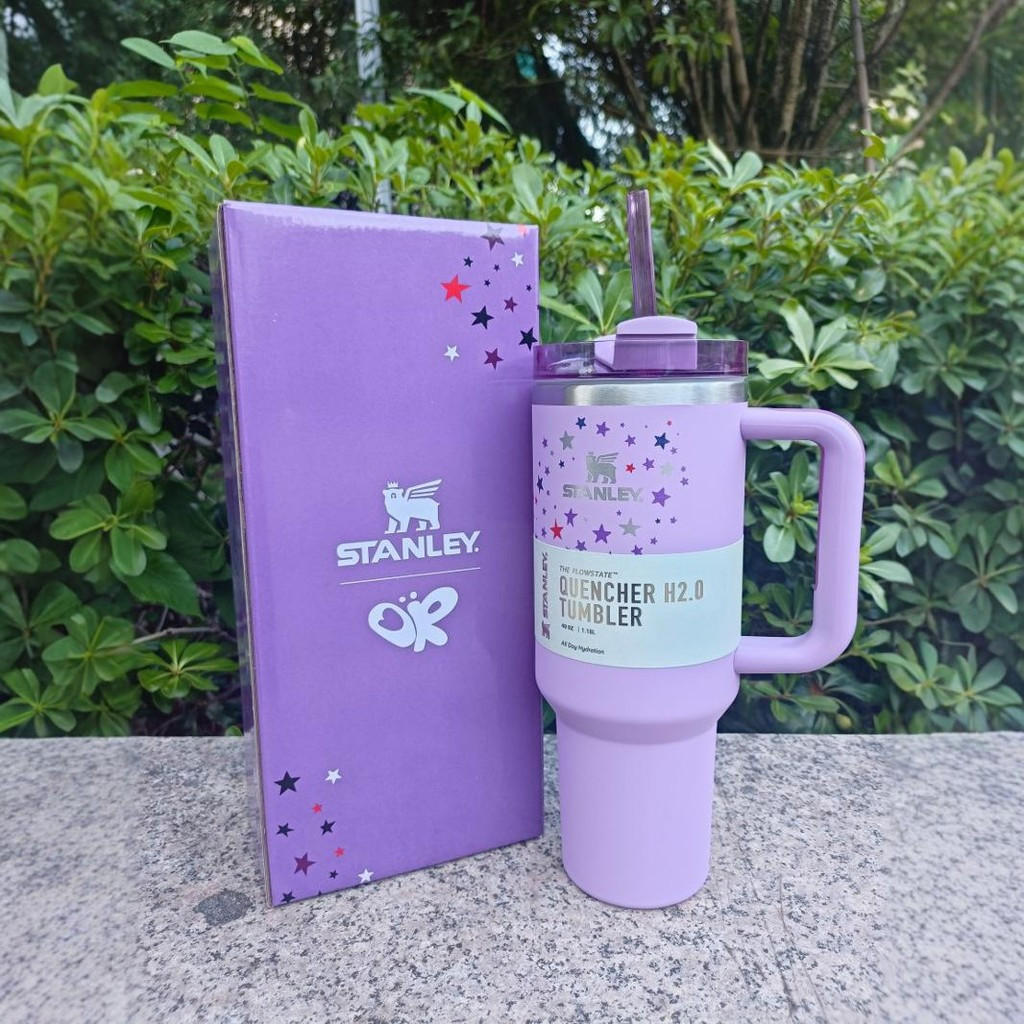 Copo Térmico Stanley Purple Star Roxo Céu Estrelado 40OZ | Shopee Brasil