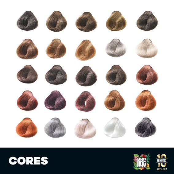 Coloração Braliz Sprezzo Cor: 5.0 Castanho Claro 60g | Shopee Brasil