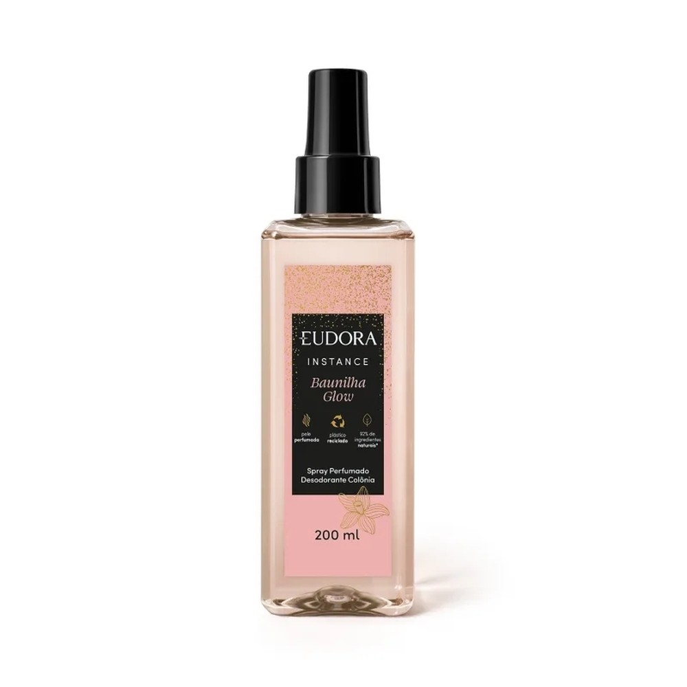 Eudora Instance Baunilha Glow Body Splash 200ml | Shopee Brasil