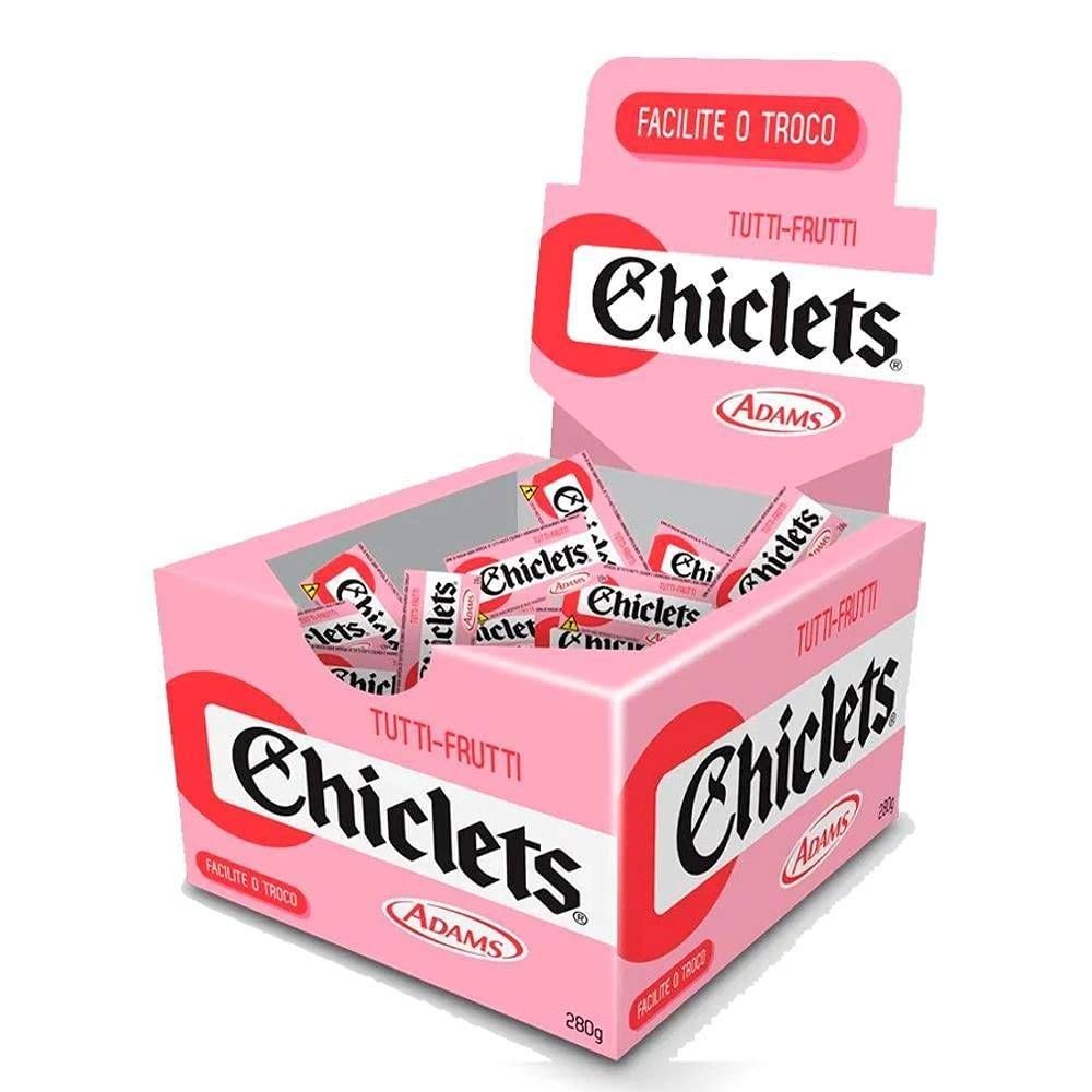 CHICLETE ADAMS TUTTI FRUTTI 280G | Shopee Brasil