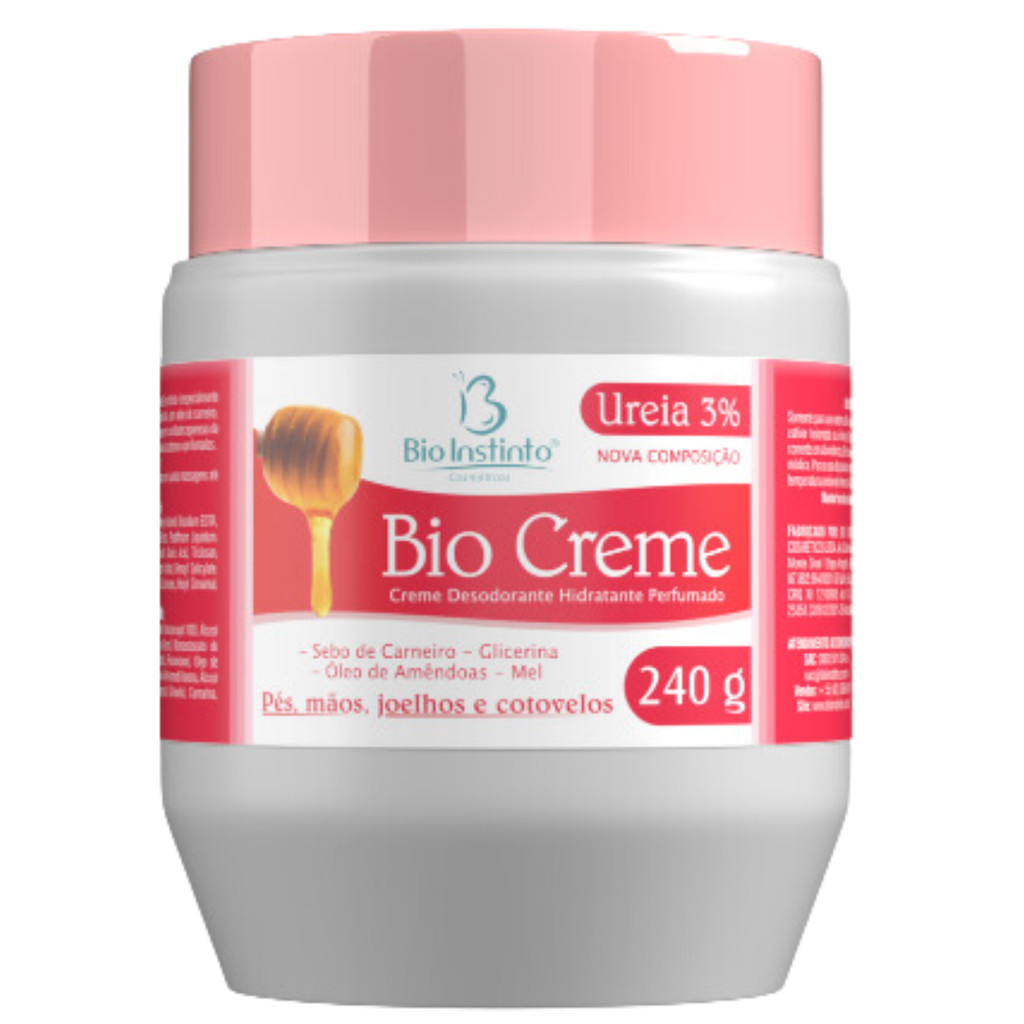 Creme Hidratante Bio Creme 240g Bio Instinto | Shopee Brasil