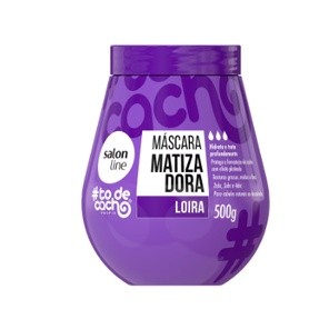 Mascara Matizadora Roxa 500g Salon line | Shopee Brasil