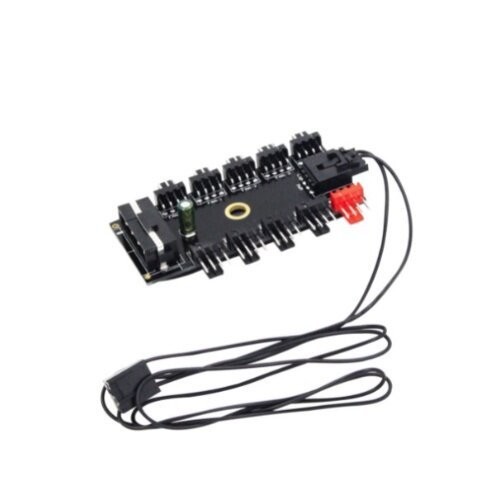 Hub Multi Fan Cooler 10x 4 Pinos Controle PWM CPU E-SATA | Shopee Brasil