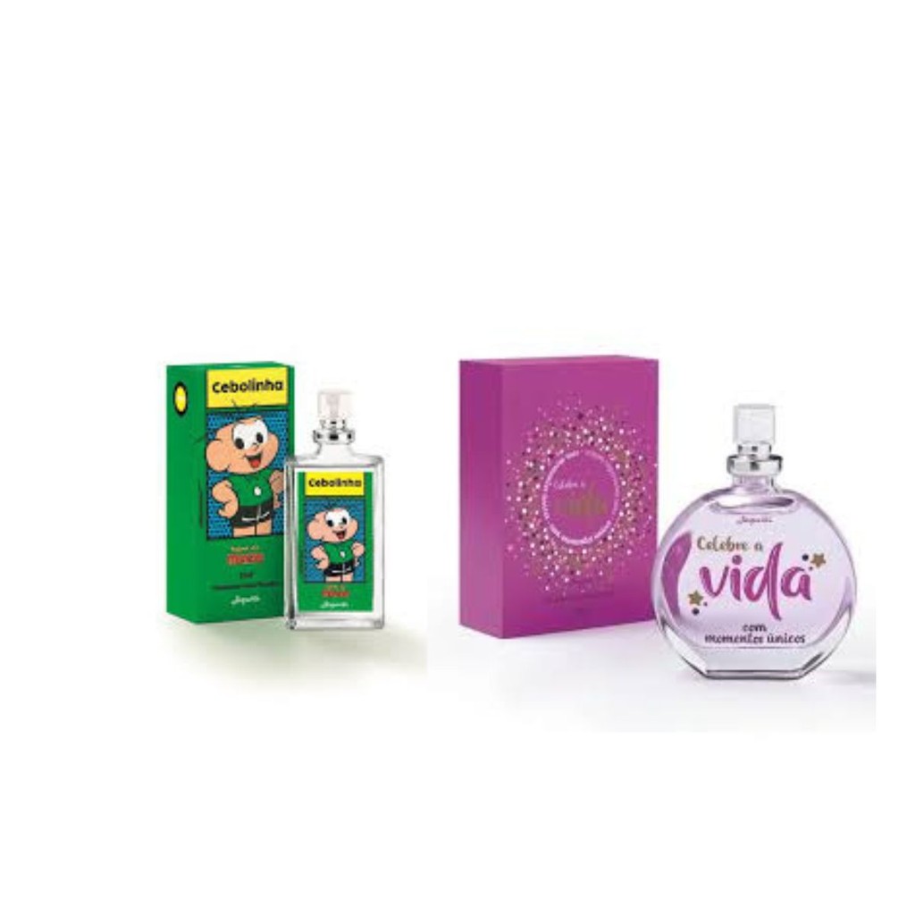 Kit Perfume Cebolinha + Perfume Celebre a Vida 25ml | Shopee Brasil