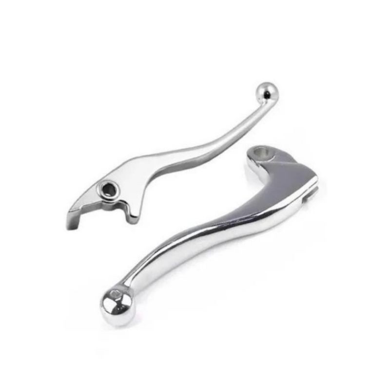 Par Mini Manete Curta Cromada Freio Disco Bros 125 150 160 XR 250 ...