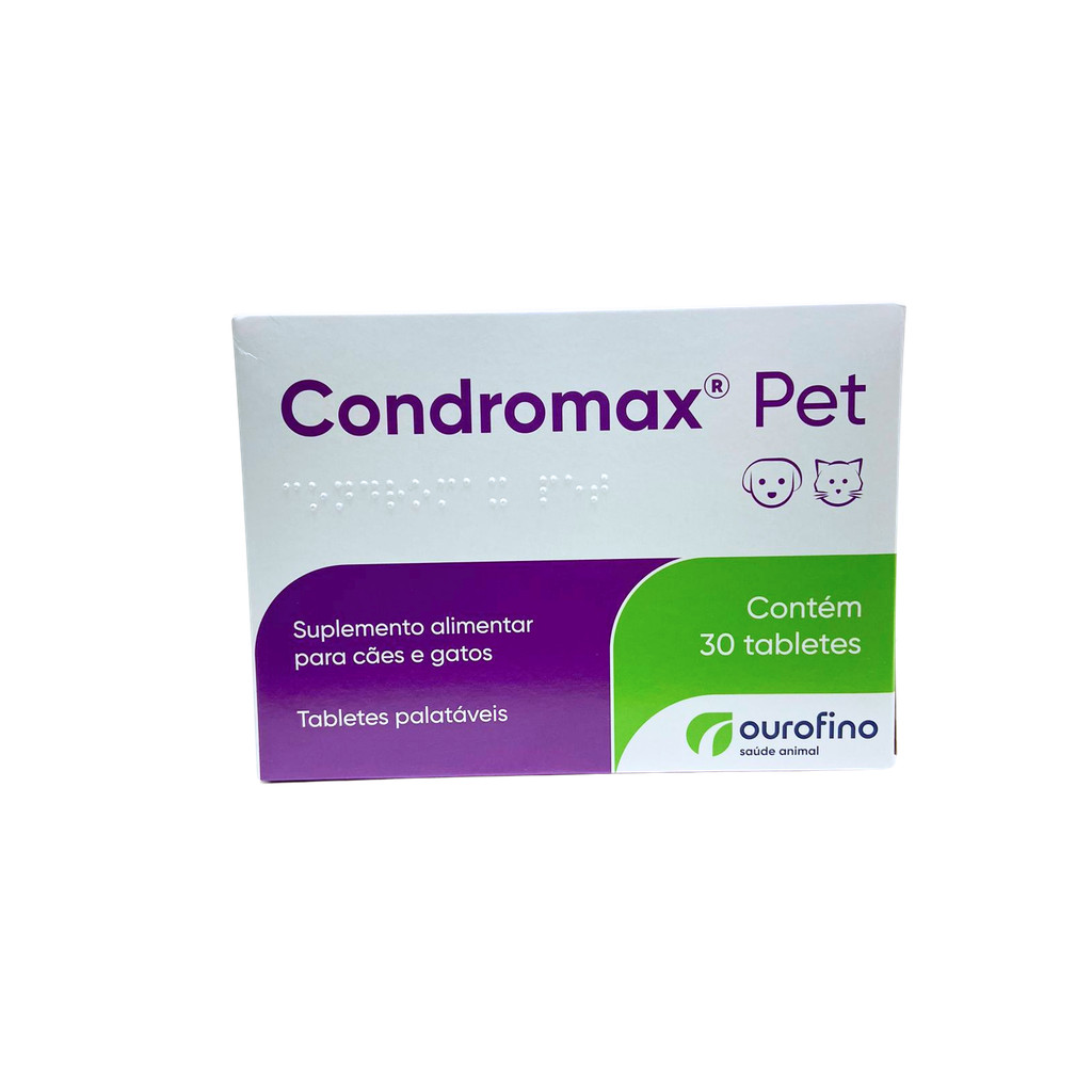 Condromax Pet 30 tablets suplemento alimentar para cães e gatos ...