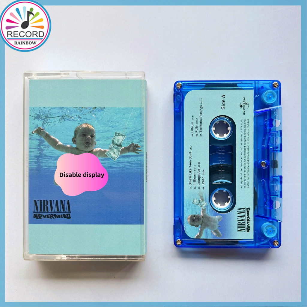 Nirvana Nevermind K7 Fita Cassette Tape Brand New [Lacrado] Original ...