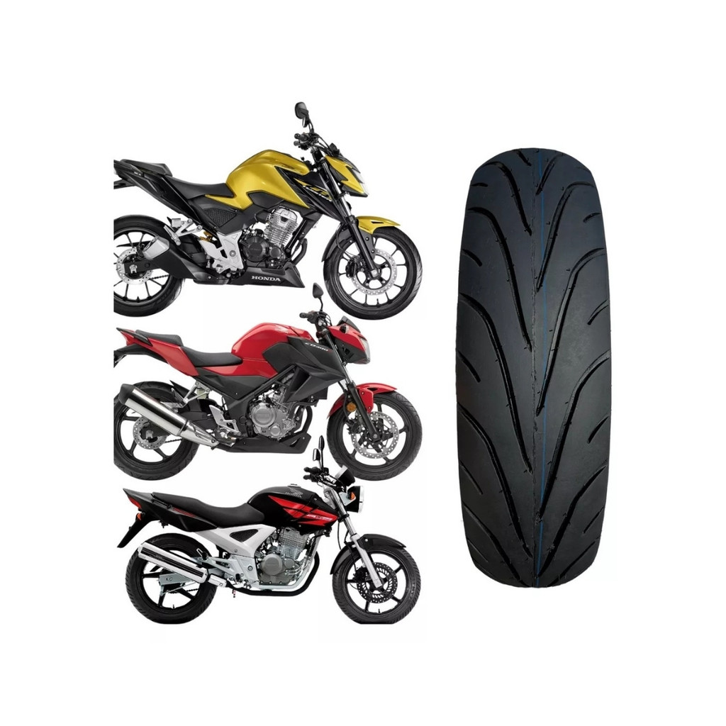Pneu 140/70-17 CB 500 Fazer 250 Ninja 250 CBR 250 Twister CB 300 Traseiro | Shopee Brasil