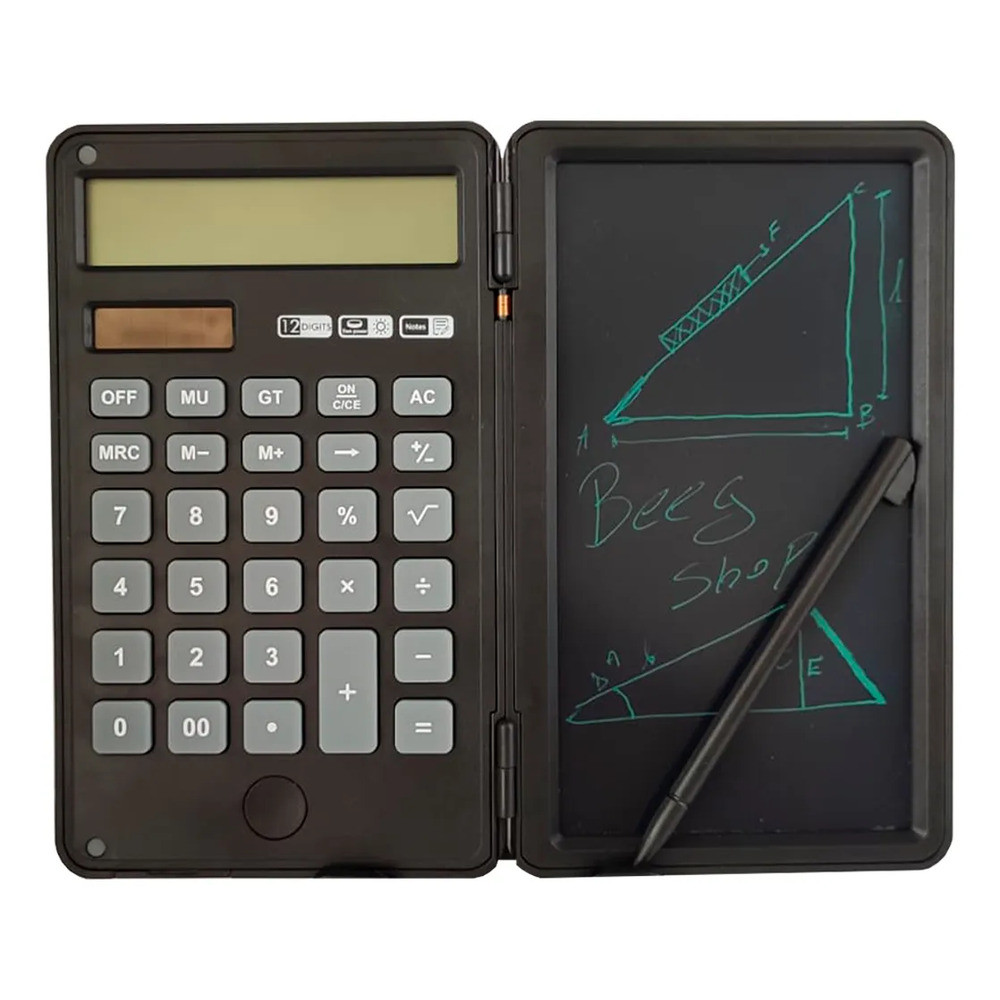 CALCULADORA COM BLOCO DE NOTAS DIGITAL INTEGRADO | Shopee Brasil