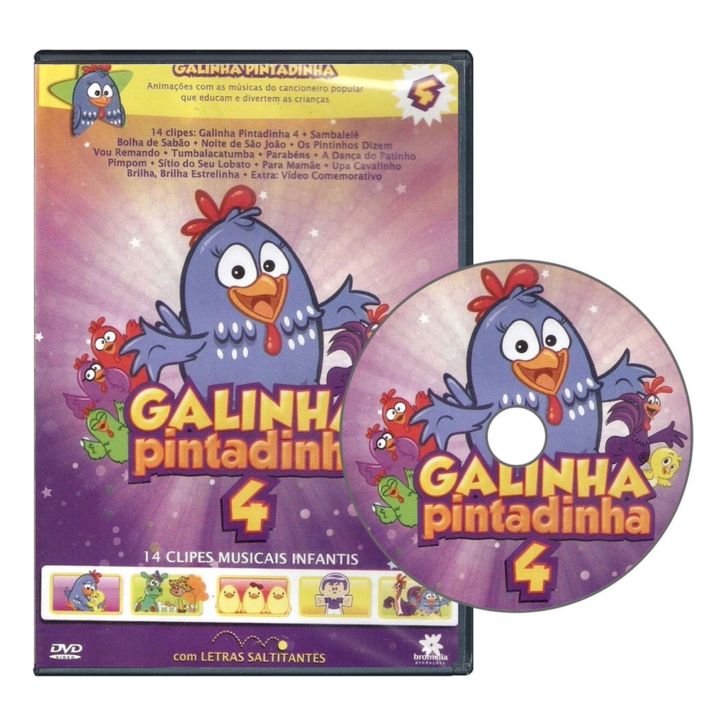 Dvd Galinha Pintadinha Vol 4 | Shopee Brasil