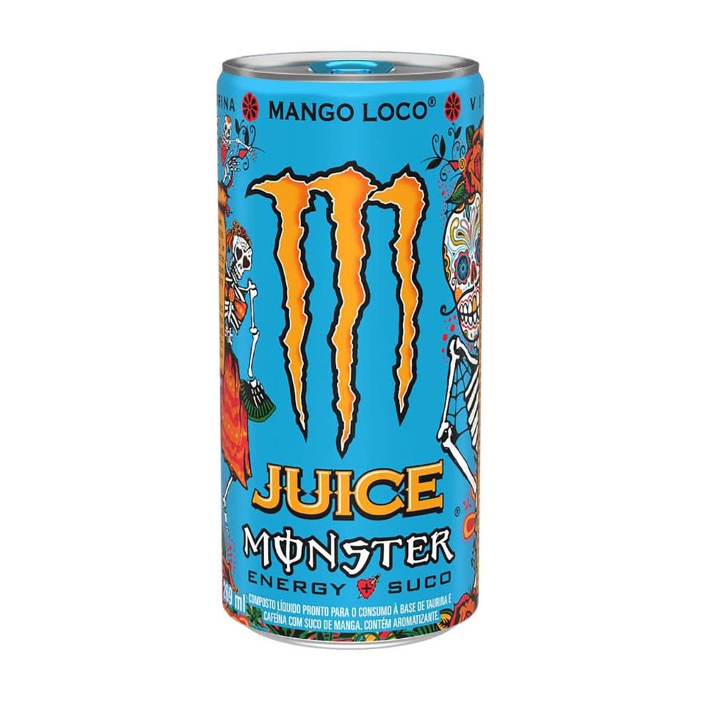 Energético Monster Energy 269ml Mango Loco Mini | Shopee Brasil