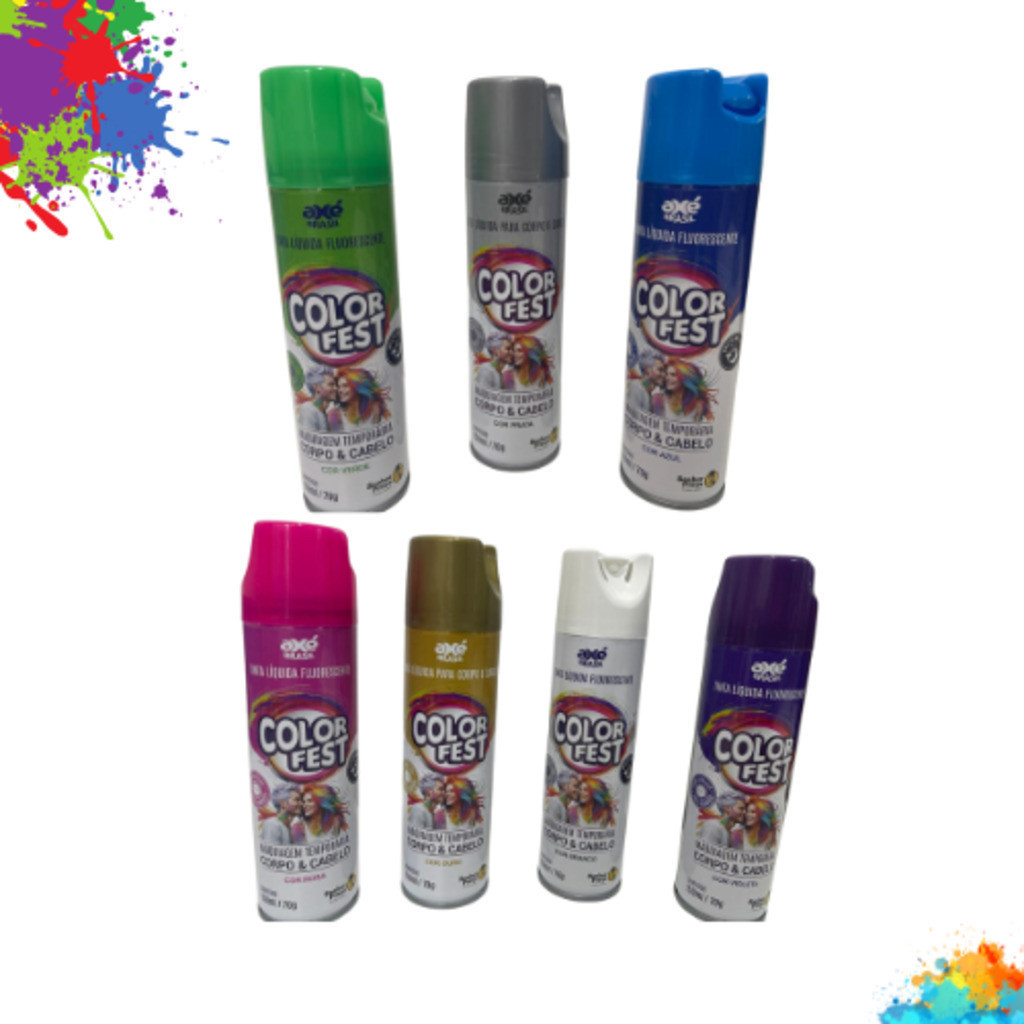 Tinta spray para cabelo color fast | Shopee Brasil
