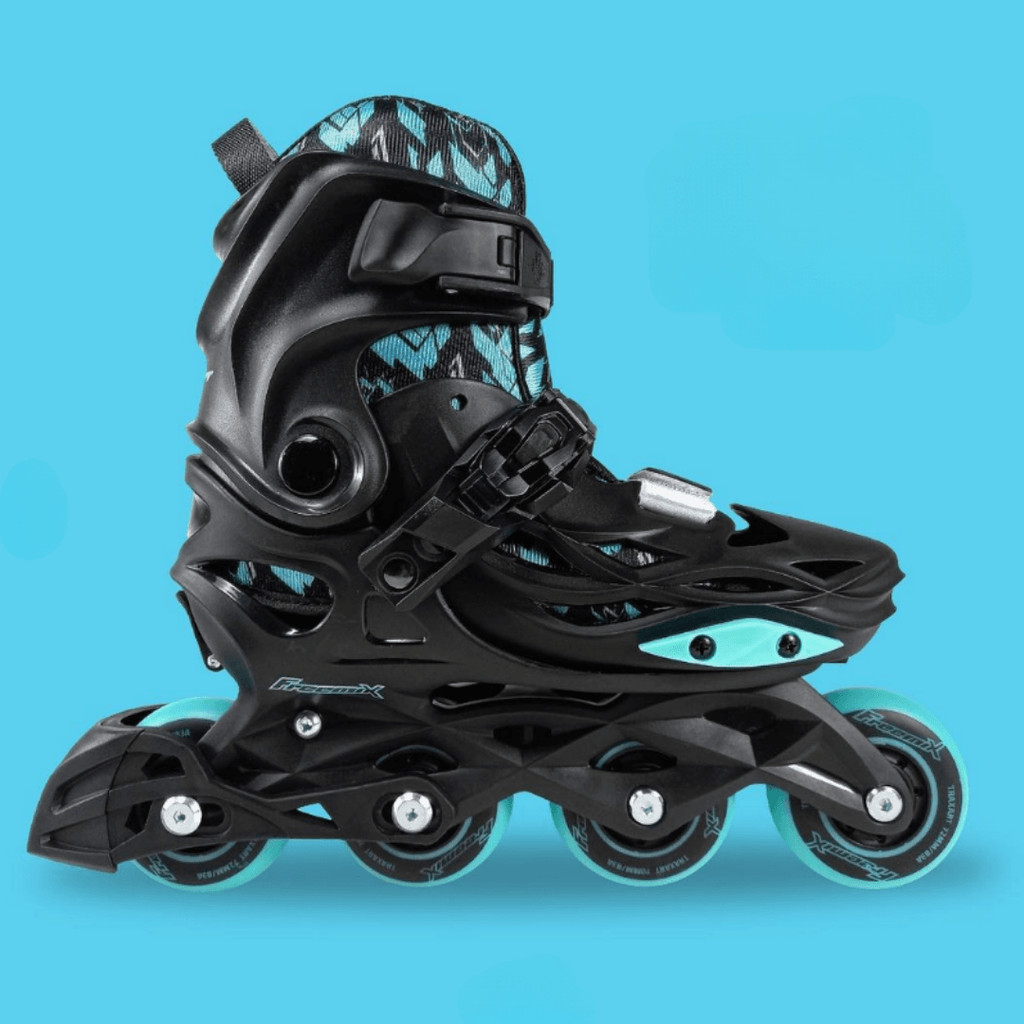 Patins Ajustavel Freemix Urban Inline Infantil Preto Abec 9 Traxart ...