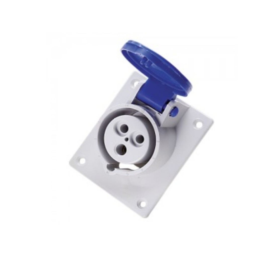 Tomada industrial femea hj de embutir 2p+t 16a 250v 6h | Shopee Brasil