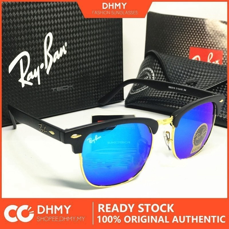 Original 100% 2019 novos RayBan óculos de sol moda condução RB3016 ...