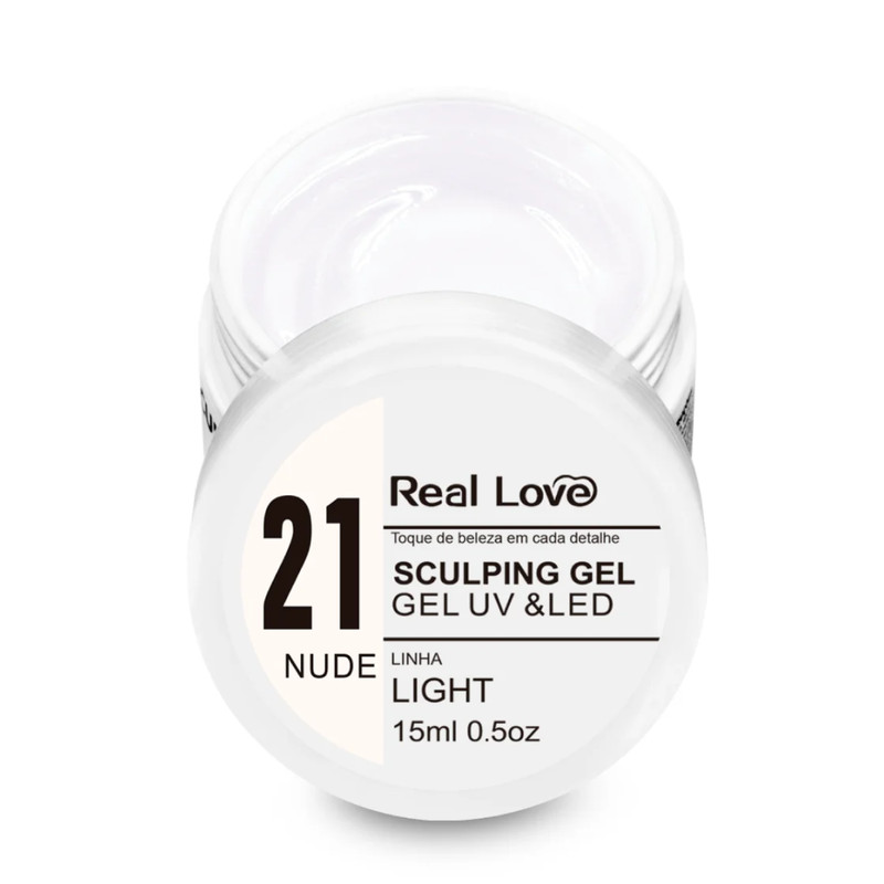 Gel Alongamento de Unha uv/led 21 Milk Real Love 15g | Shopee Brasil