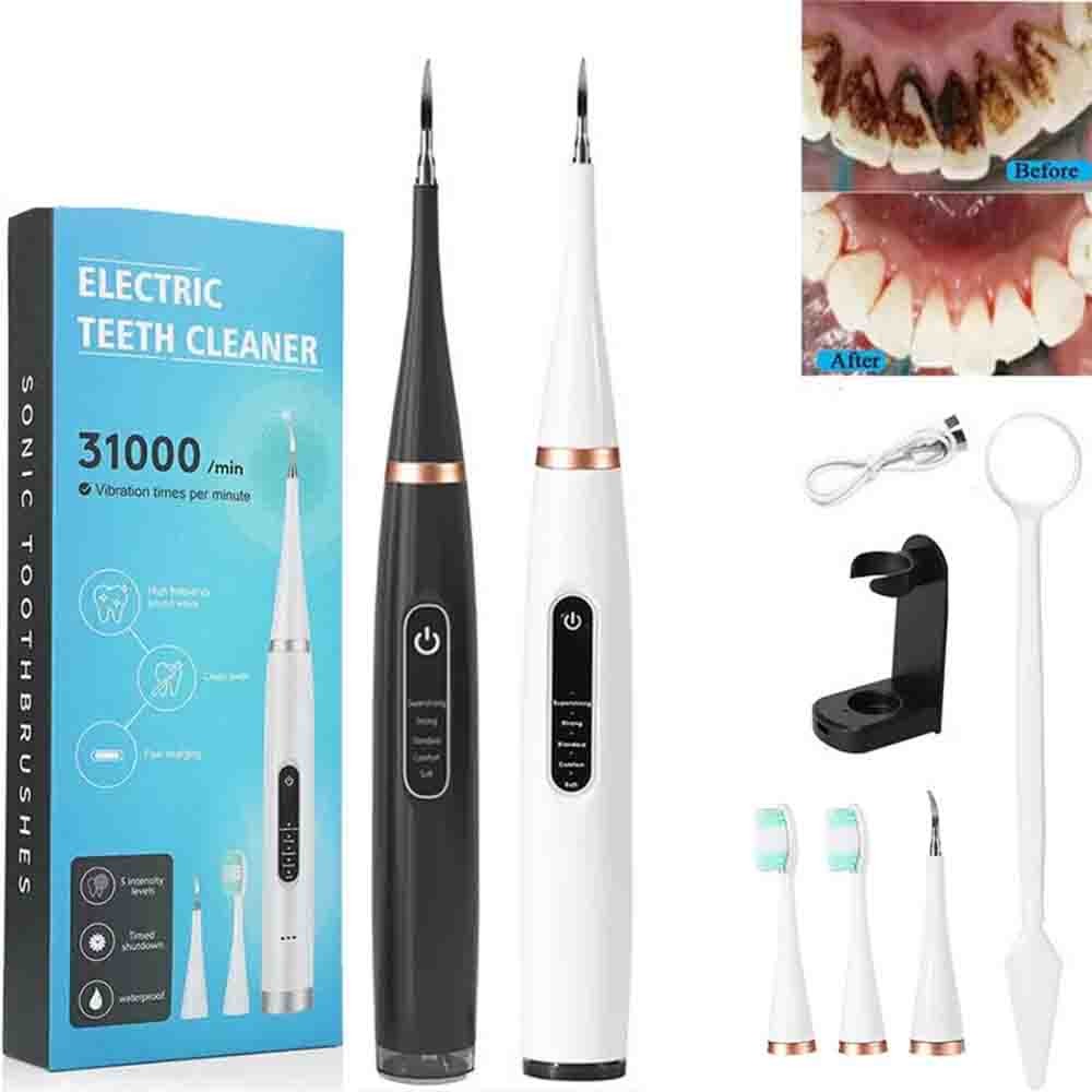 Powerful Ultrasonic Plaque Remover for Teeth with 5 Modes - Dental ...