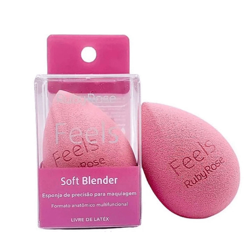 Esponja Feels Mood Soft Blender Ruby Rose | Shopee Brasil