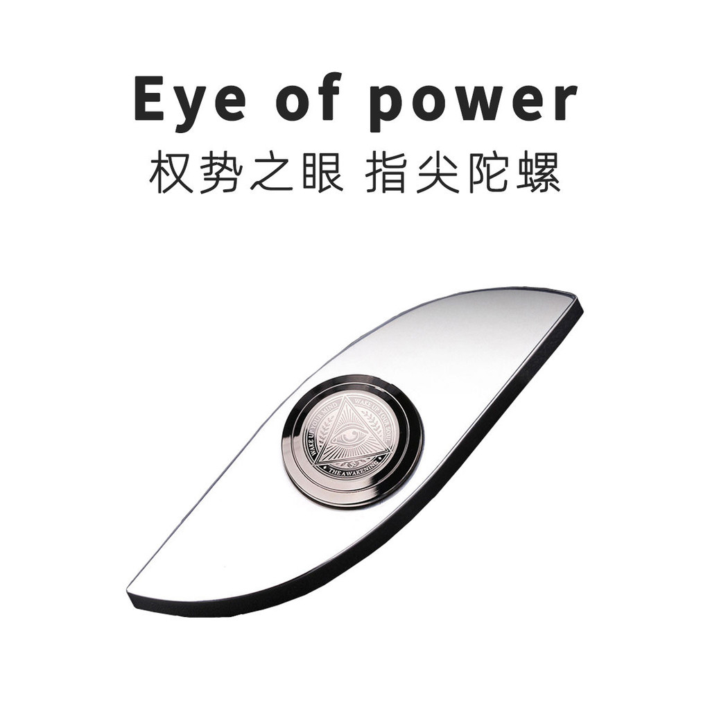 Power Eye Fidget Spinner Aço Inoxidável Dedo Spinner Através da Vista ...