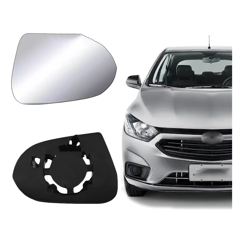 Lente Base Espelho Vidro Retrovisor Chevrolet Onix Prisma Lado direito | Shopee Brasil