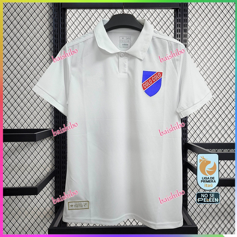 Camiseta de Futebol Branca Centenária colo colo | Shopee Brasil