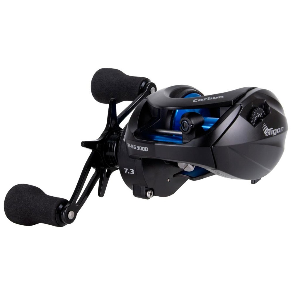 Carretilha Tigon 300 BG Carbono 10 + 1BB Rolamentos Preto - Maruri ...