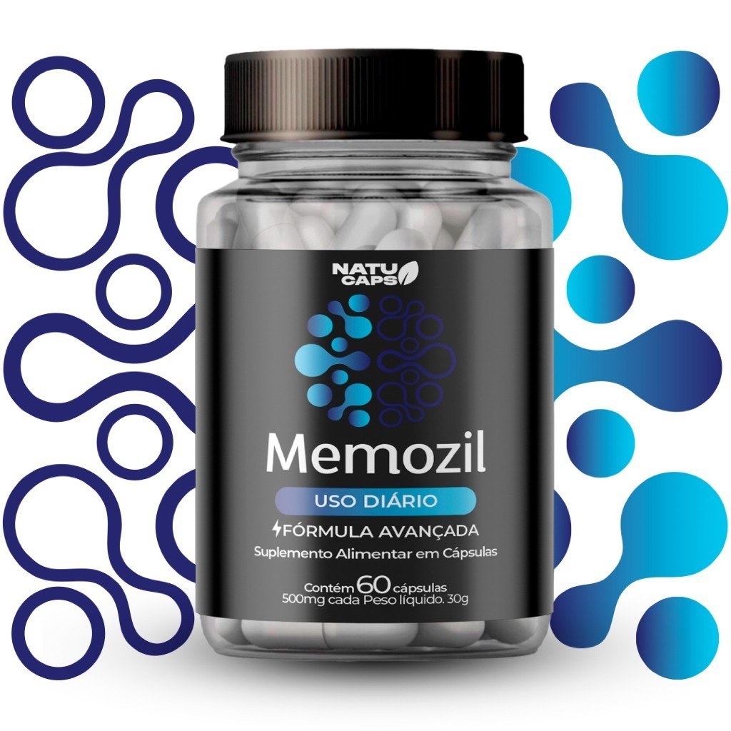 1 Pote de Memozil 60 Cápsulas - Memória e Foco | Shopee Brasil