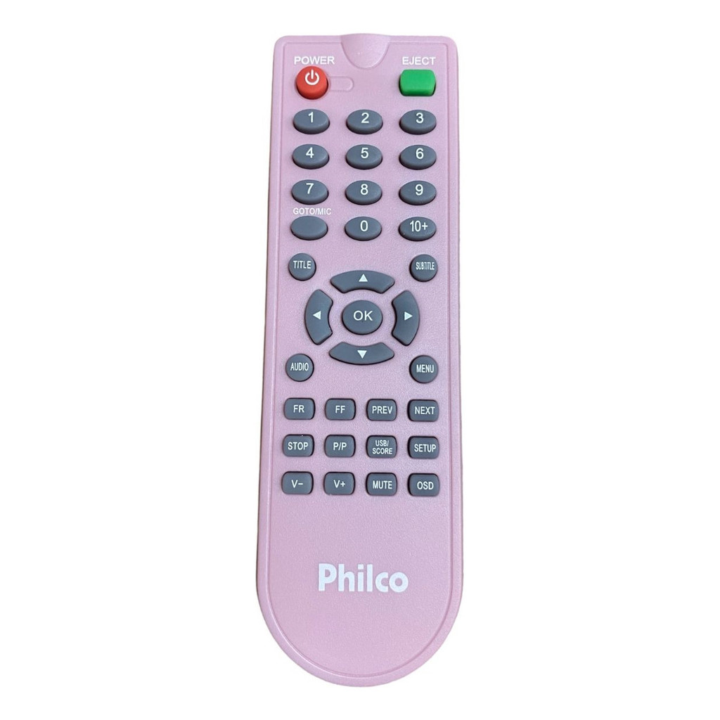 Controle Remoto Dvd Philco Ph148r2 Ph154 Ph156 Ph190 Ph192 100% ...