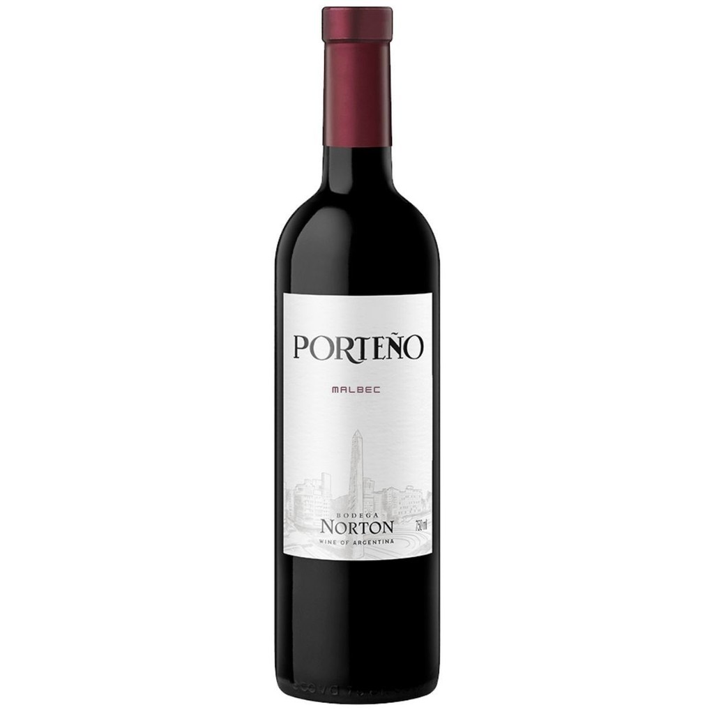 Vinho Tinto Argentino Norton Porteño Malbec 750ml | Shopee Brasil