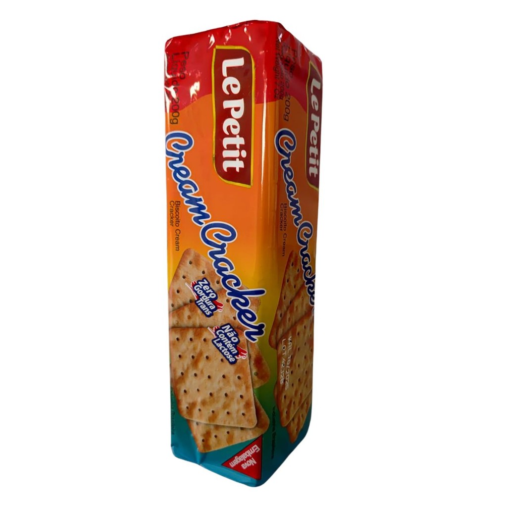 Bicoito Cream Cracker Le Petit 200g | Shopee Brasil