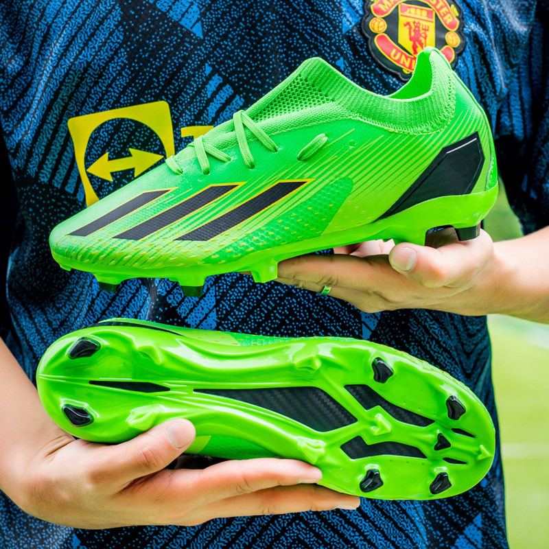 Botas de futebol Bootball masculinas Mid-Top TF curto picos estudantes ...