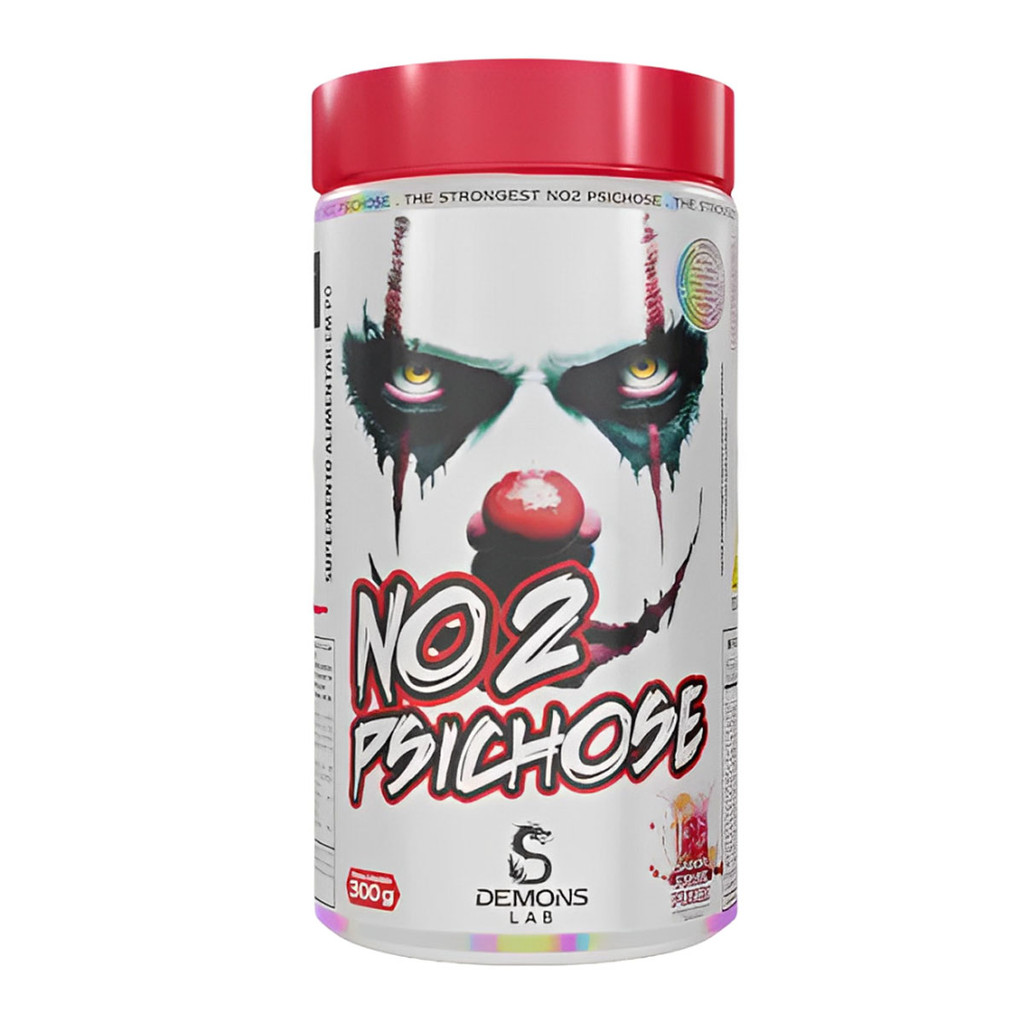 Pré Treino No2 Psichose Com Creatina Sabor Fruit Punch 300g Demons Lab ...