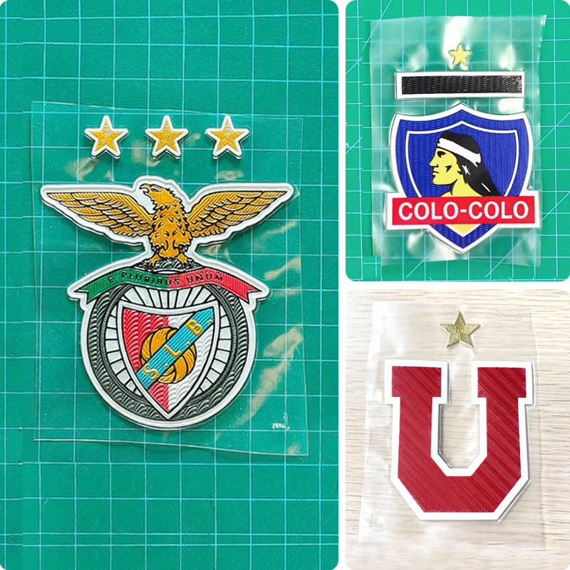 Patch de futebol Colo Colo com emblema da equipe Benfica | Shopee Brasil