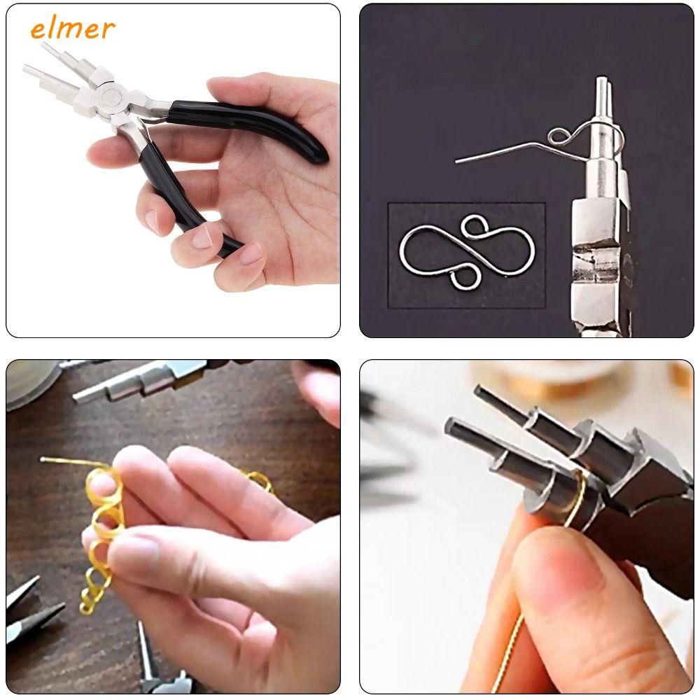 Alicate De Ponta Redonda ELMER , Ferramenta Manual Antiderrapante 6 Em ...