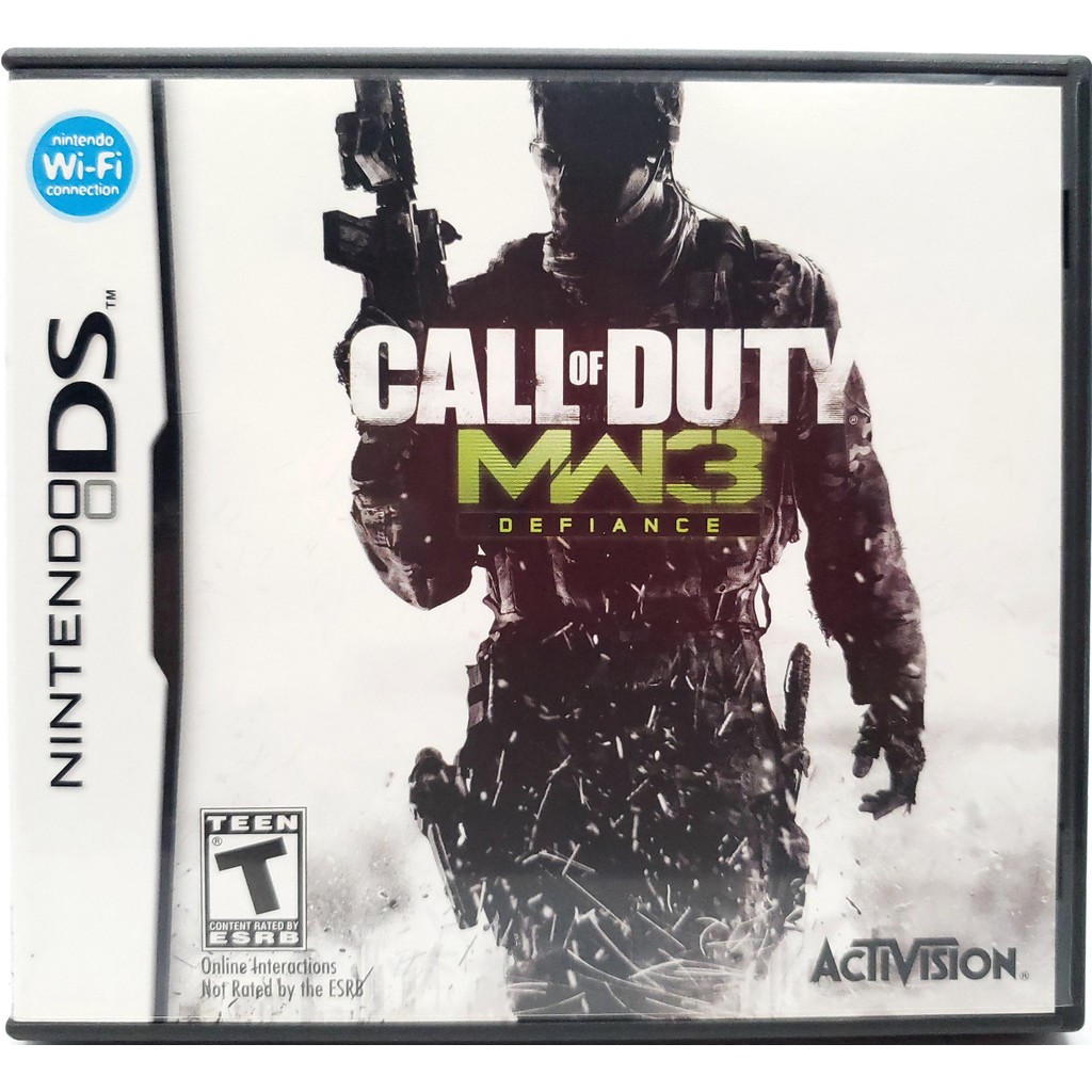 Call Of Duty MW3 Defiance Nintendo DS Original Midia Fisica | Shopee Brasil