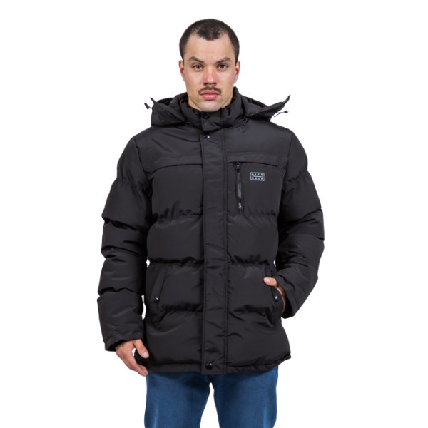 Jaqueta Swew Preto Puffer Acolchoada em Nylon Nicoboco - Conforto e ...